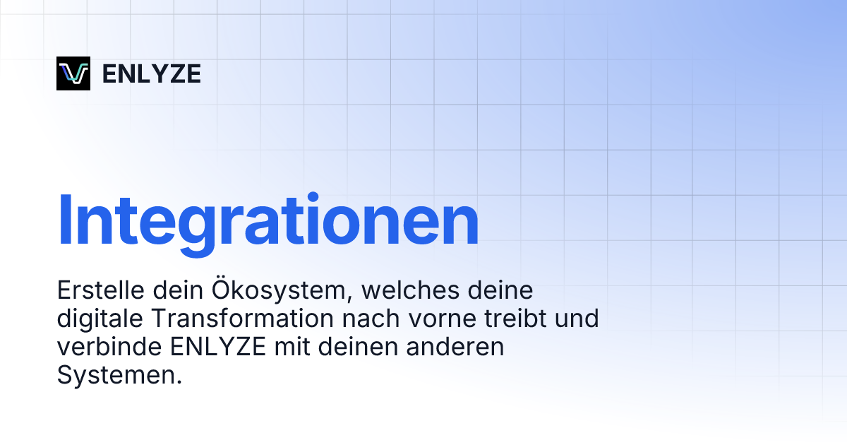 Integrationen | ENLYZE